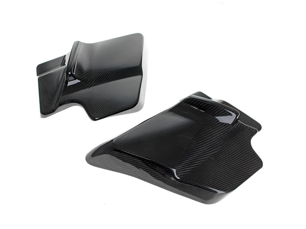 Carbon Side Covers - Gloss Finish. Touring 2009-2023 | Taverner Motorsports